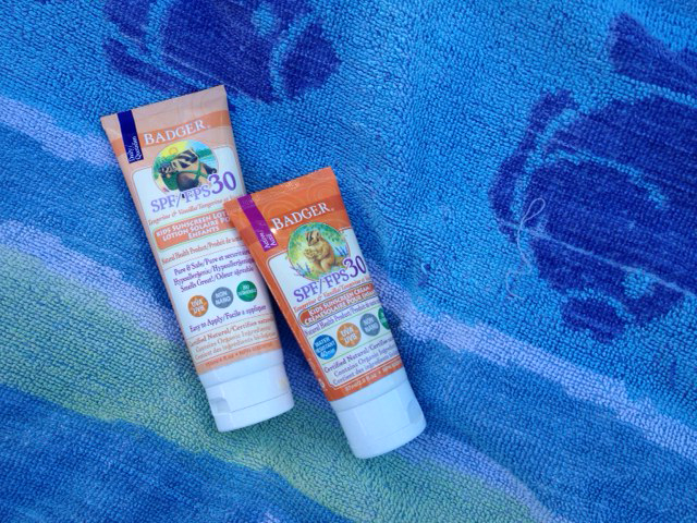 Sun Safe with Badger Balm Sunscreen {Giveaway!} - My Family Stuff