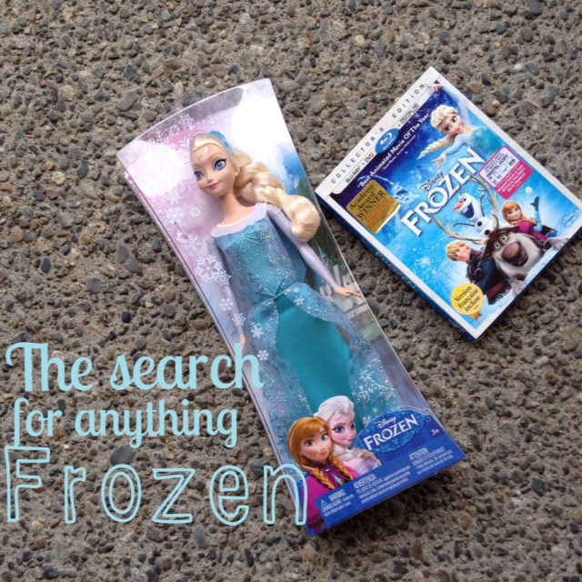 Out of Stock: My Search for Disney Frozen Merchandise - My Family Stuff