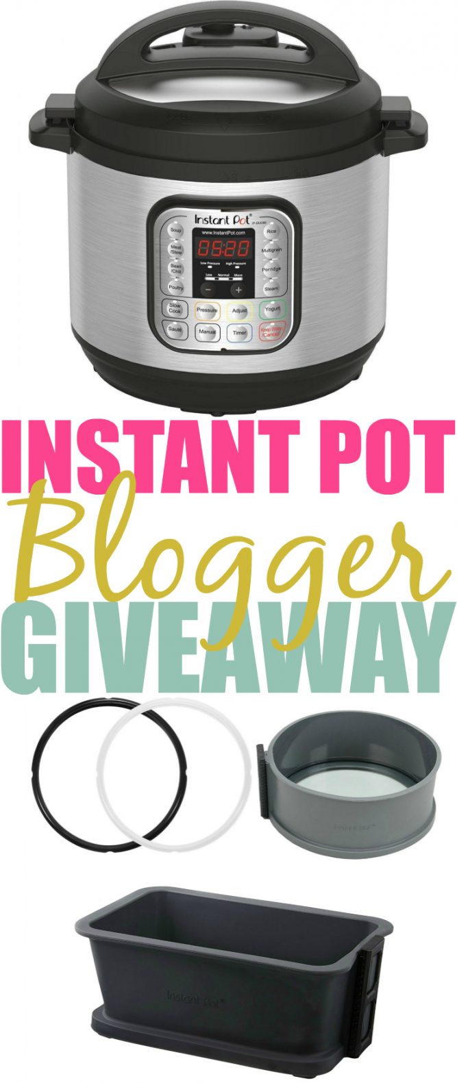 Instant Pot Prize Pack Giveaway - My Family Stuff