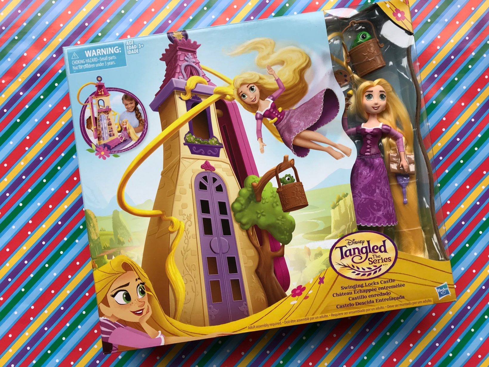 Swing Into adventure with Disney Tangled Swinging Locks Castle # ...