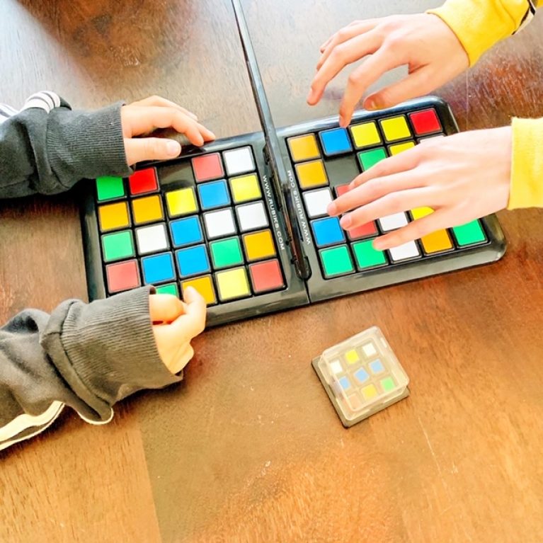 Fun For All with Rubik's Cubes and Games - My Family Stuff